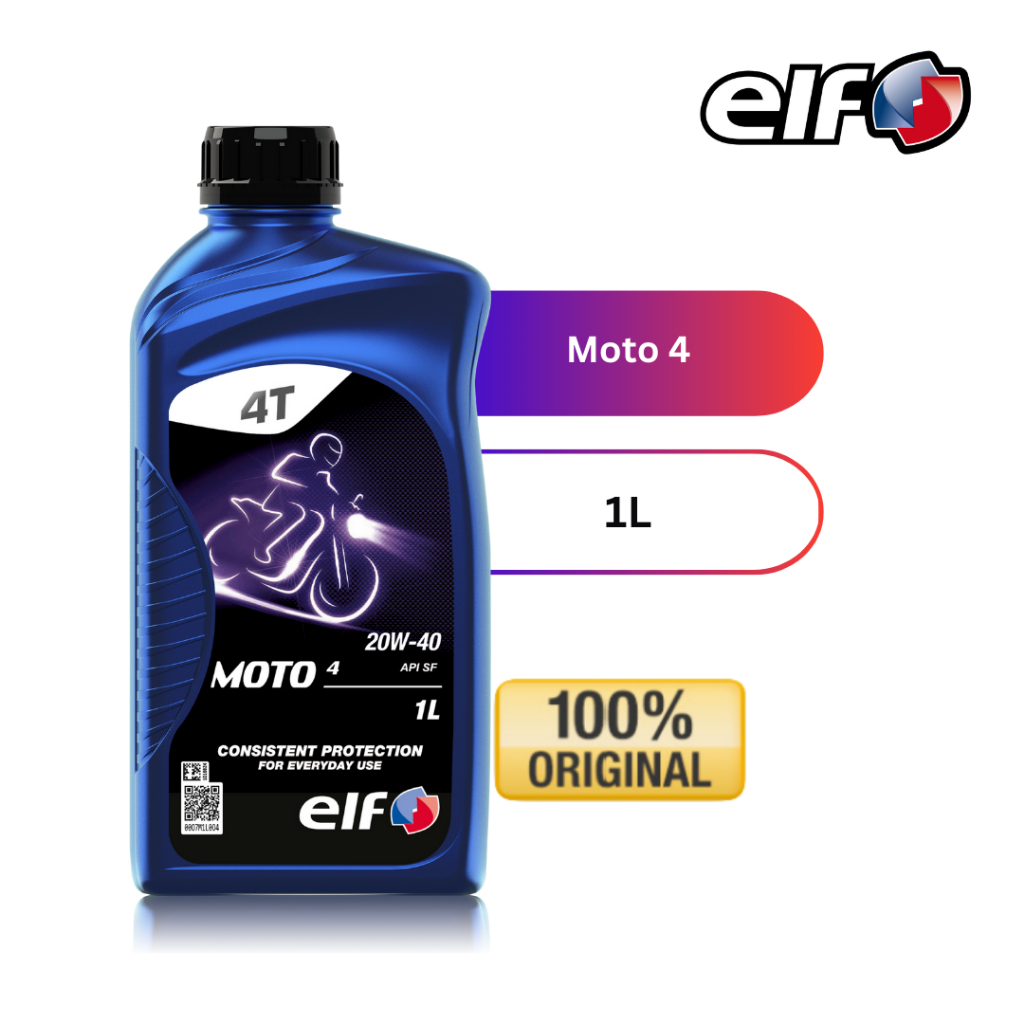 Elf Lubricant Moto 4 20W40 (1L) | Shopee Malaysia