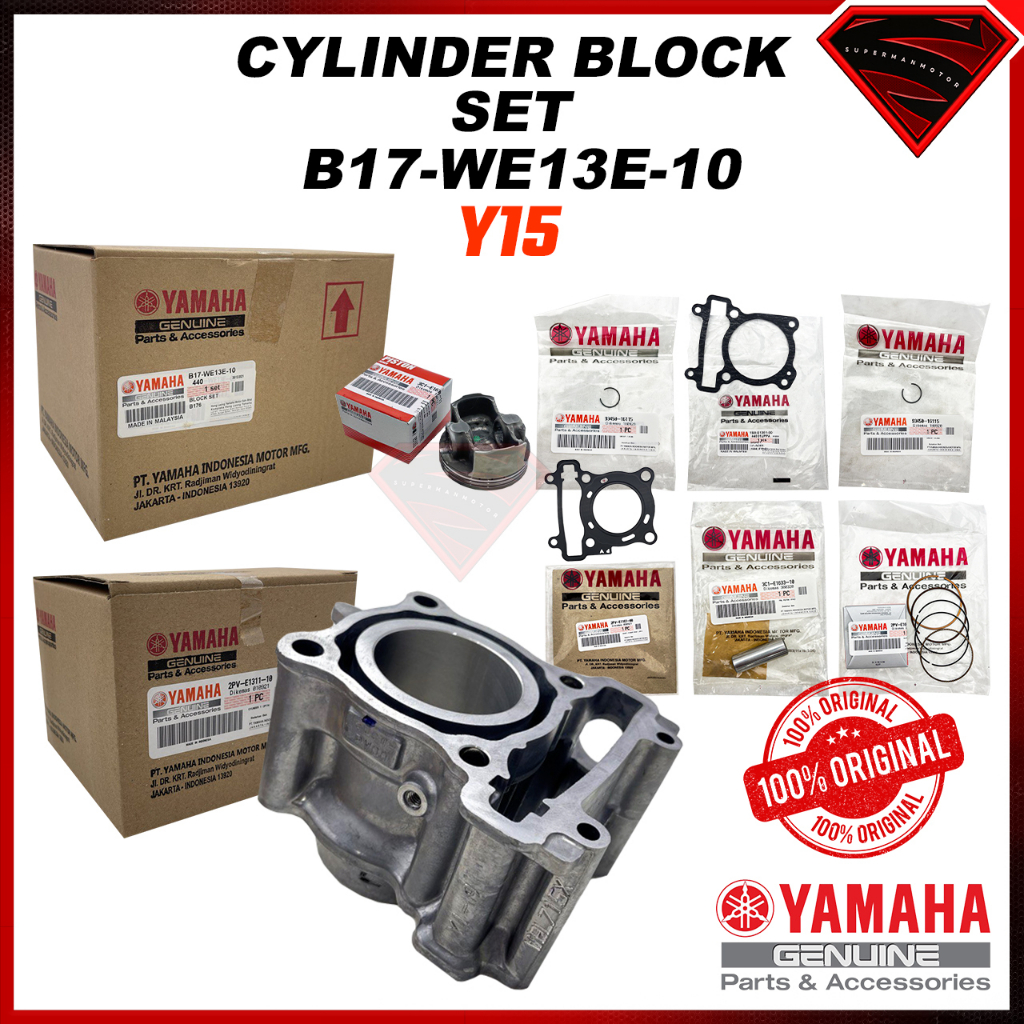 [ JAMIN 100% ORIGINAL YAMAHA ] Y16 Y16ZR STANDARD FULL SET BLOK ...
