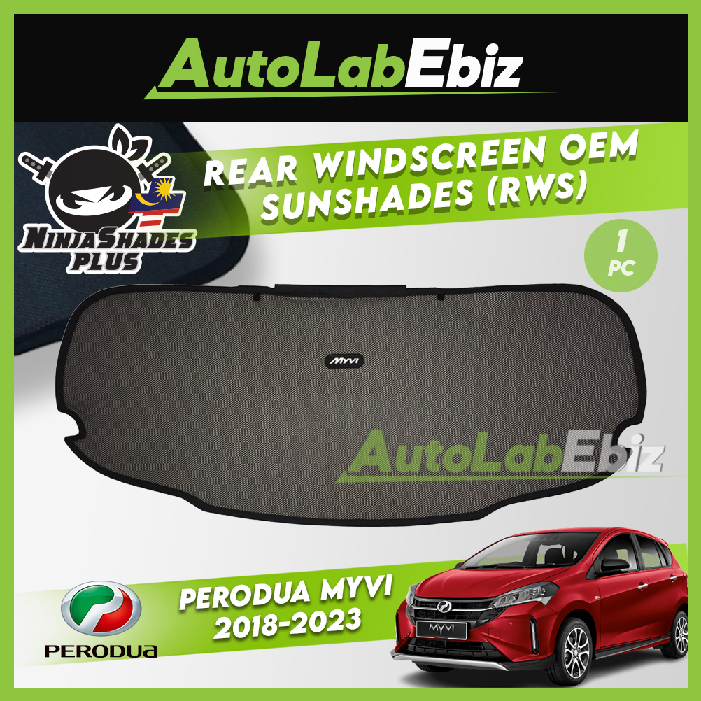Perodua Myvi 2018-2024 NinjaShades Plus Rear Windscreen OEM Sunshades ...