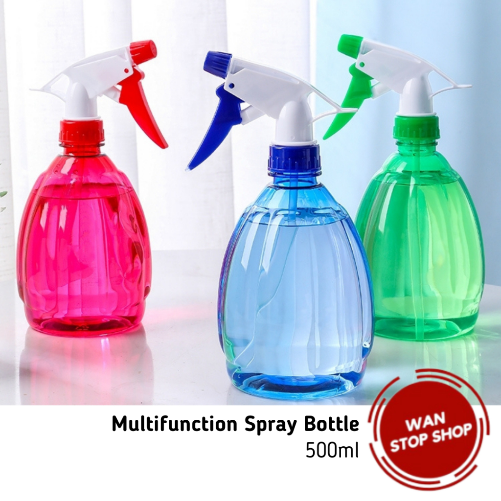 500ML Multifunction Spray Bottle Hand Pressure Adjustable Nozzle ...