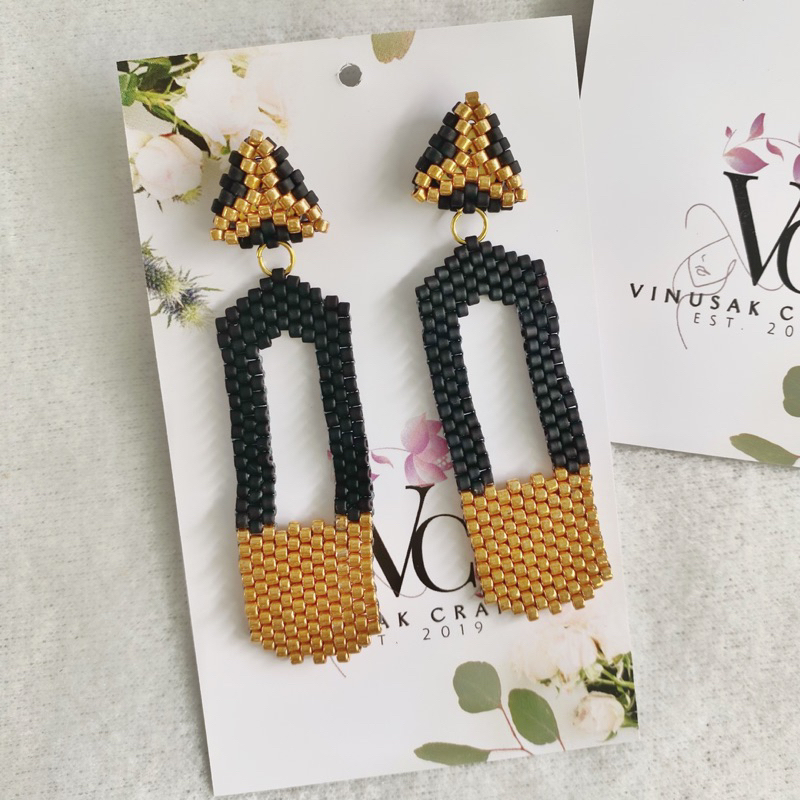 Vinusak Crafts | Handmade Beaded Earrings | Borneo Sabah Sarawak Crafts ...