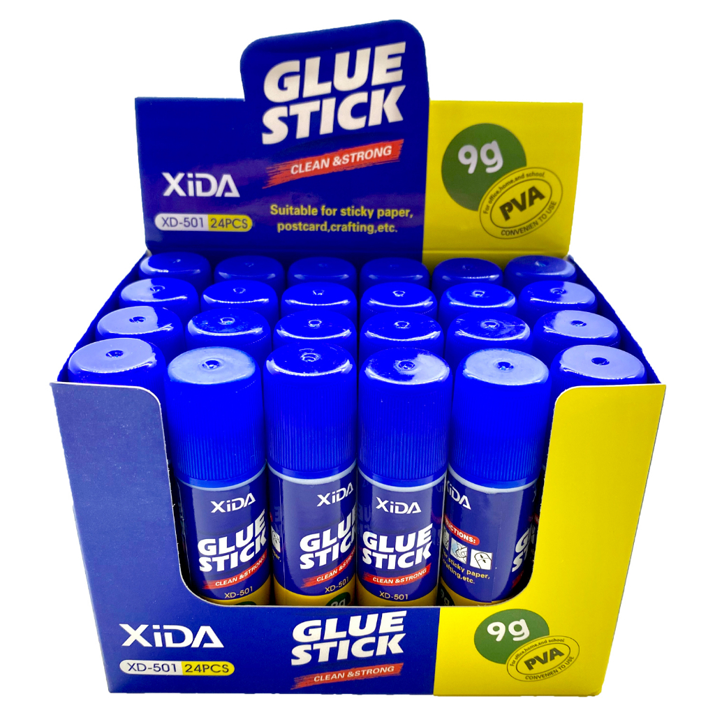BEST & SAVE XIDA GLUE STICK 9g / 21g / 36g Transparent Glue Stick Gum Transparent Glue Glue Pen ...