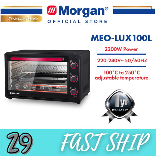 Morgan Electric Oven 100L Rotisserie Convection MEO-LUX100L | Shopee ...