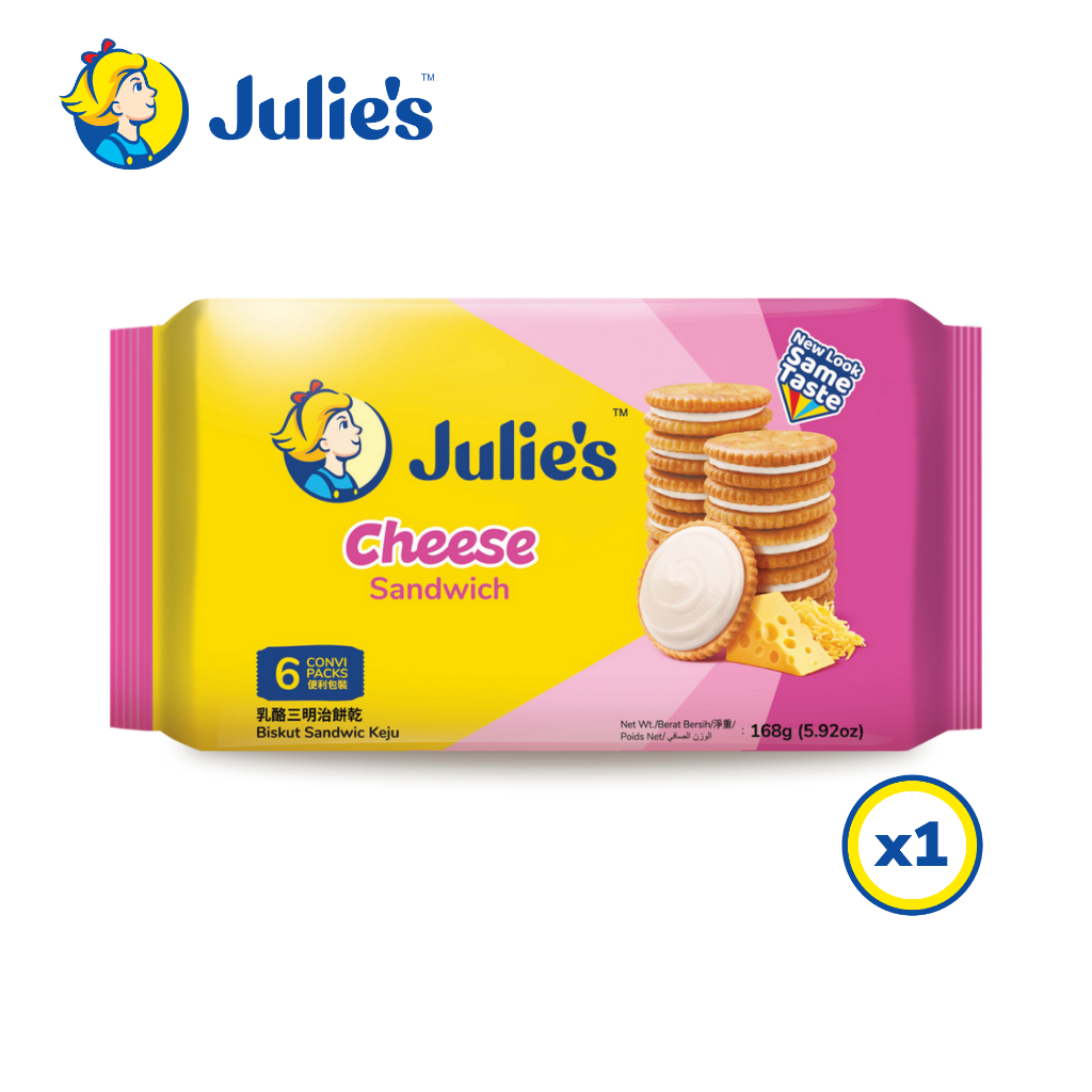 Julie's Cheese Sandwich (168g x 1 Pack) | Shopee Malaysia