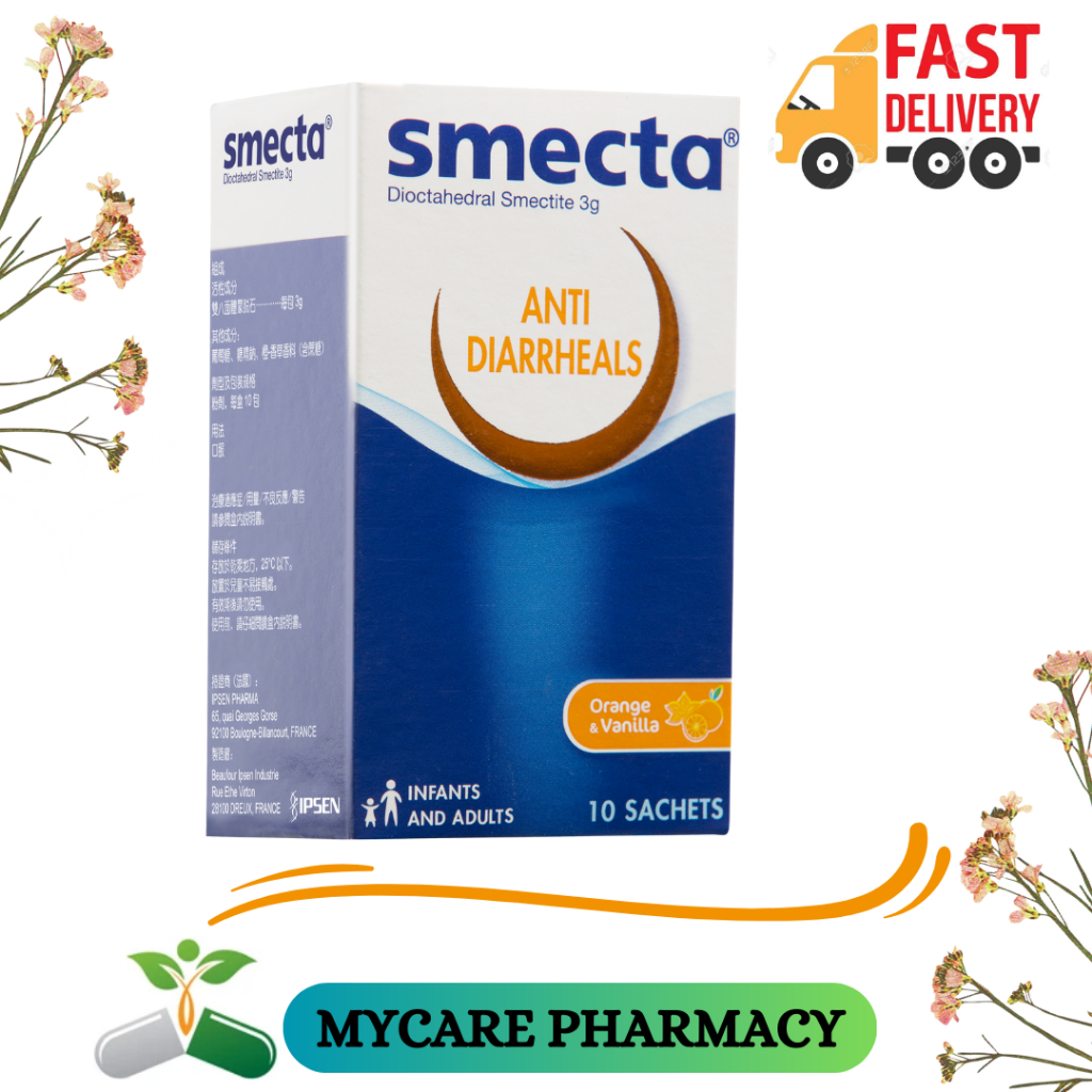 Smecta Orange Vanila Flavour [Anti-Diarrheal] | Shopee Malaysia