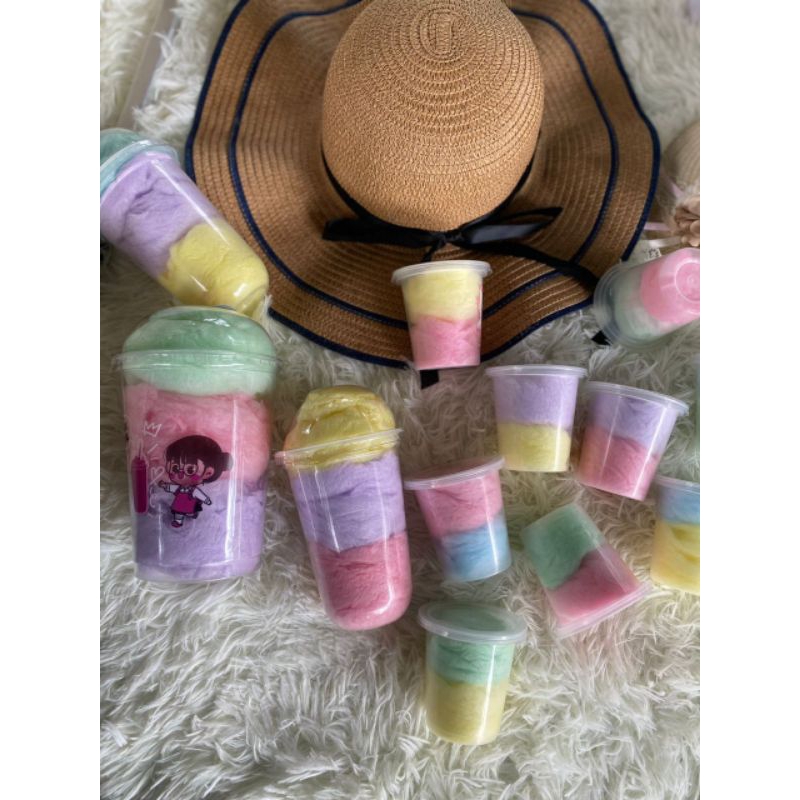 Rainbow Candy Floss by CUP for doorgift BIRTHDAY/WEDDING/EVENTS ...