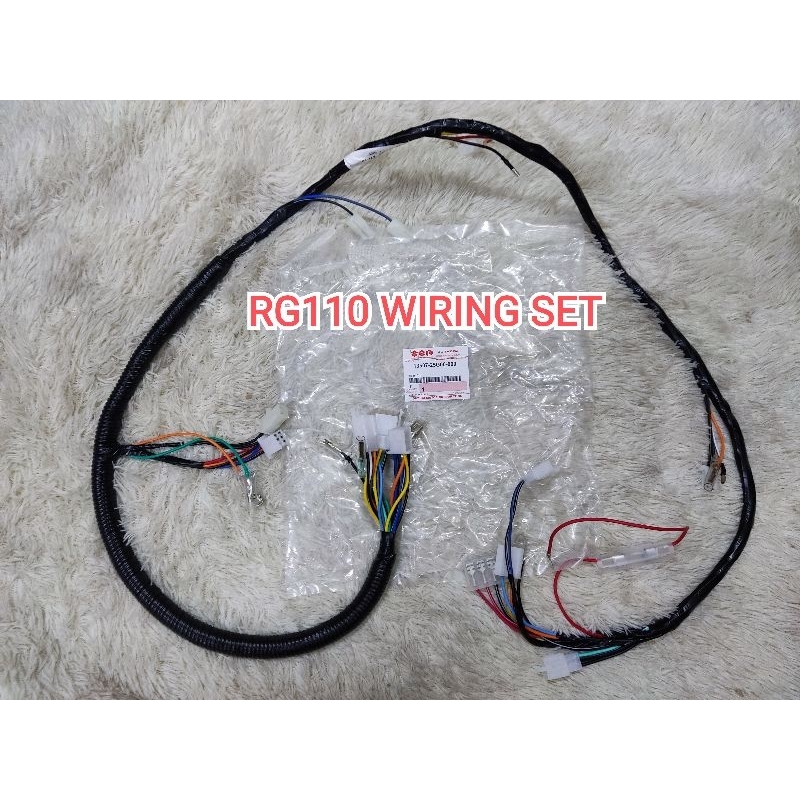 Wiring Harness Wayaring Wayering Wyre Wire Set SUZUKI RG110 RGV120 RG ...
