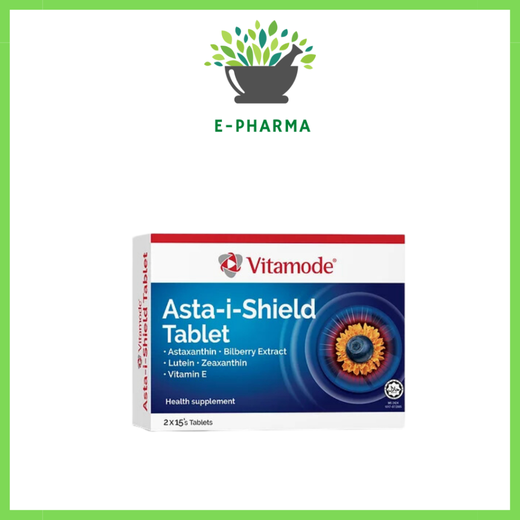 Vitamode Asta i Shield 2x15's | Eye Supplement (Exp: 06/2024) | Shopee ...