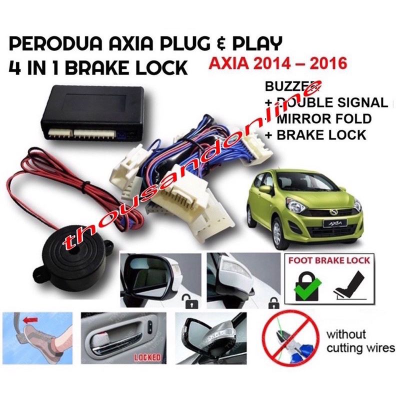 SMARTSTAR AXIA 2014-2016 (SE/G SPEC) 2 IN 1 / 4 IN 1 PLUG & PLAY BRAKE ...