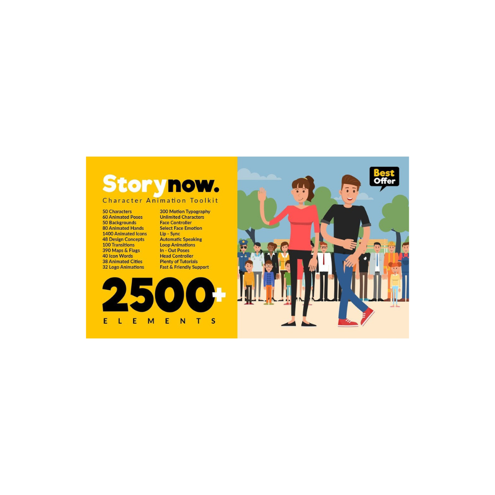 Story Now | Character Animation Explainer Toolkit | Shopee Malaysia