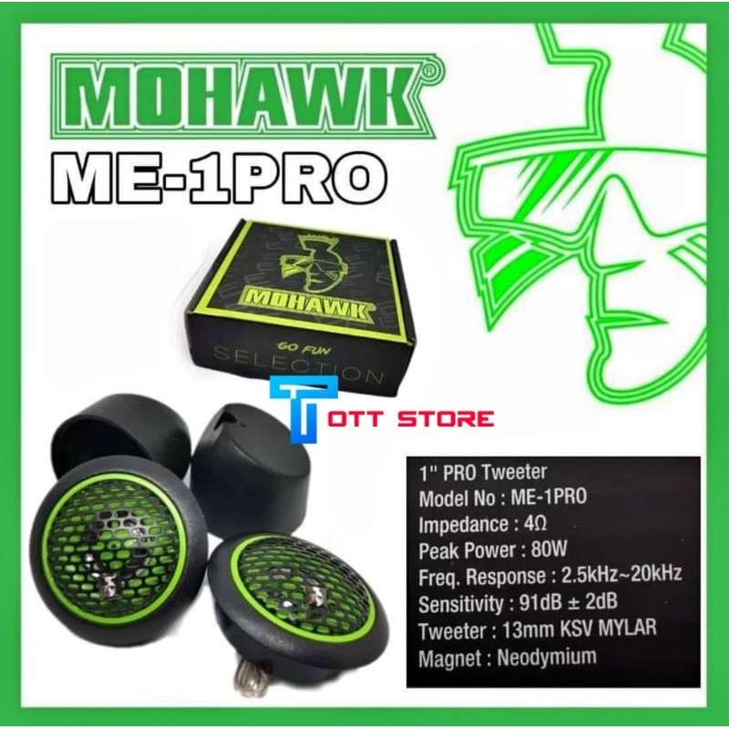 Mohawk tweeter neodymium 1PRO tweeter depan pintu dashboard kereta ...