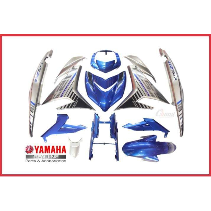 Yamaha Y15ZR YSuku V1 Body Cover Set & Sticker (Blue/Silver) 100% Original HLY | Shopee Malaysia