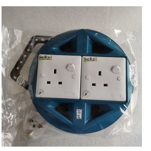 TWO WAY EXTENSION [𝗦𝗜𝗥𝗜𝗠] 𝟱𝗠 𝟳𝗠 𝟭𝟬𝗠 Copper Extension Bulat Box Cable ...