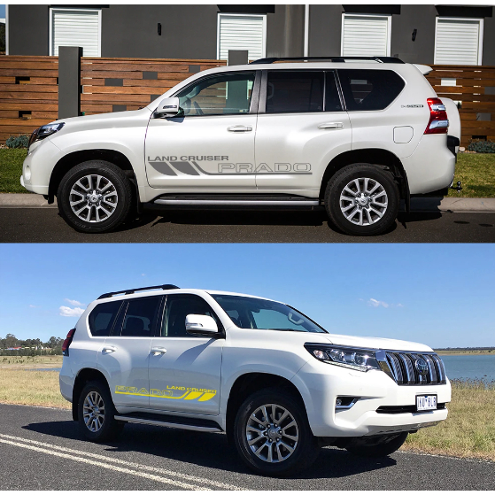 Toyota Land Cruiser Prado side body sticker | Shopee Malaysia