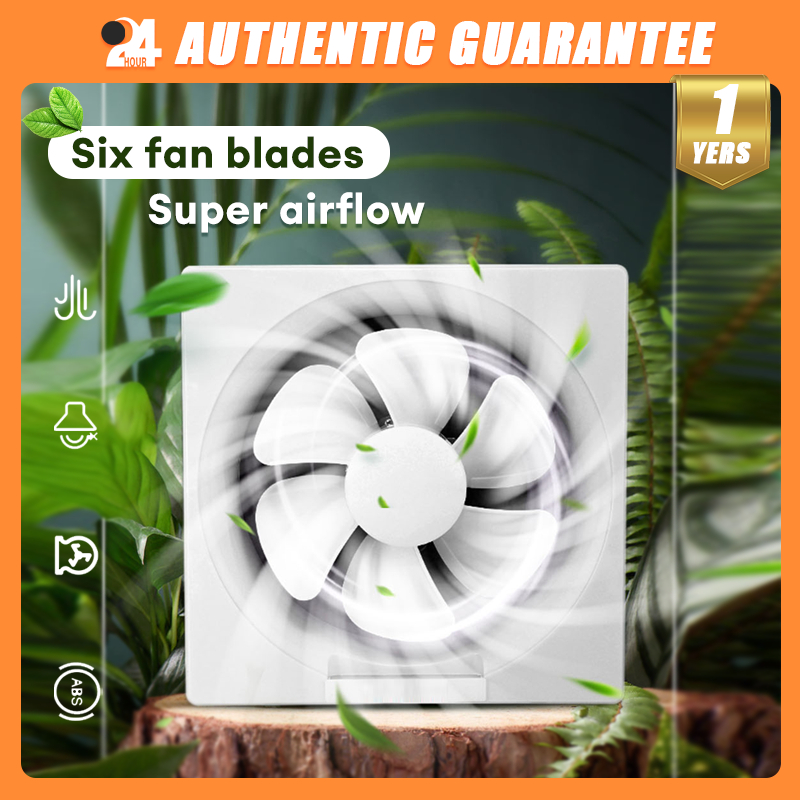 Exhaust Fan Ceiling Silent Large Suction Louver Ventilation Kitchen and ...