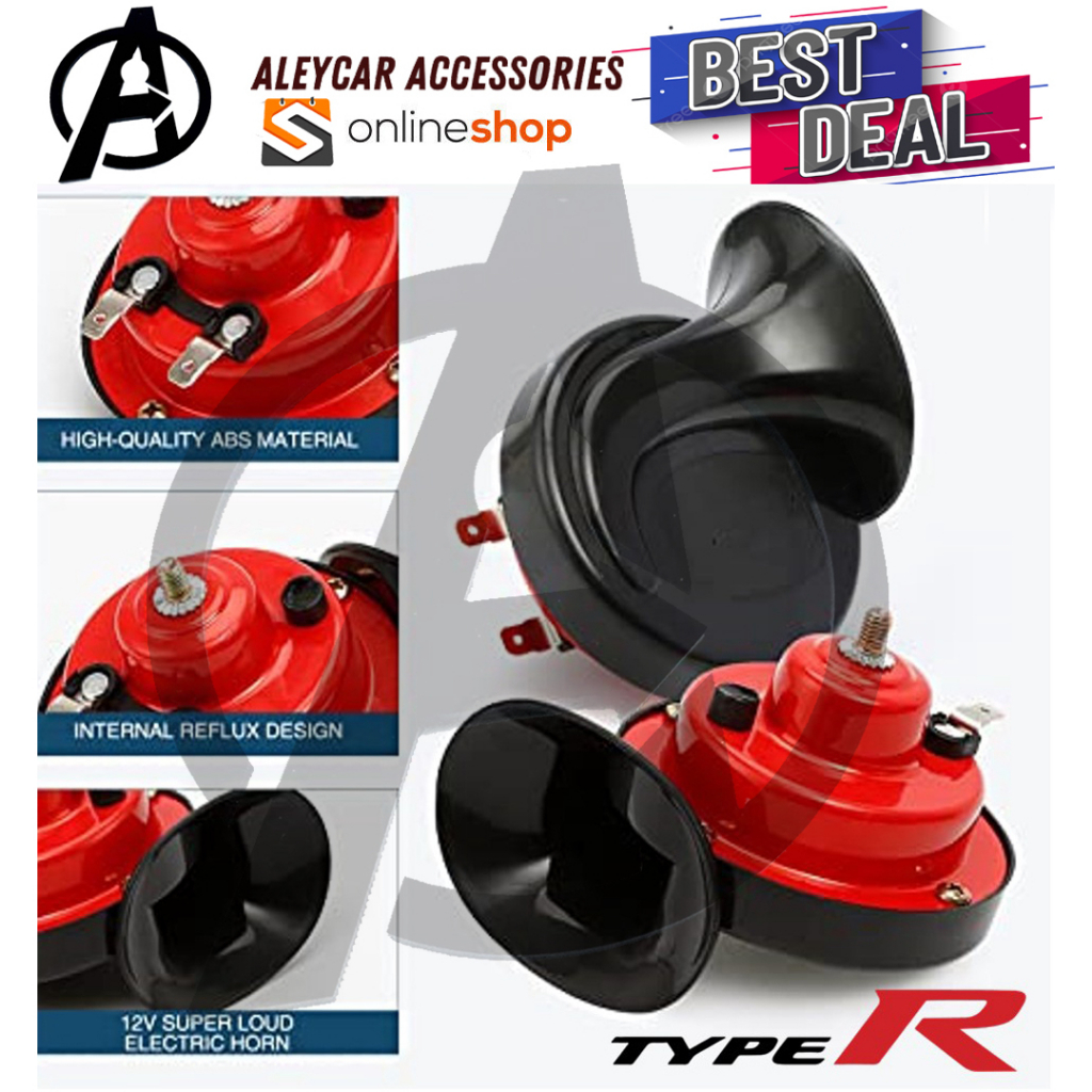 TYPE-R BM Snail Car Horn 12V | Shopee Malaysia