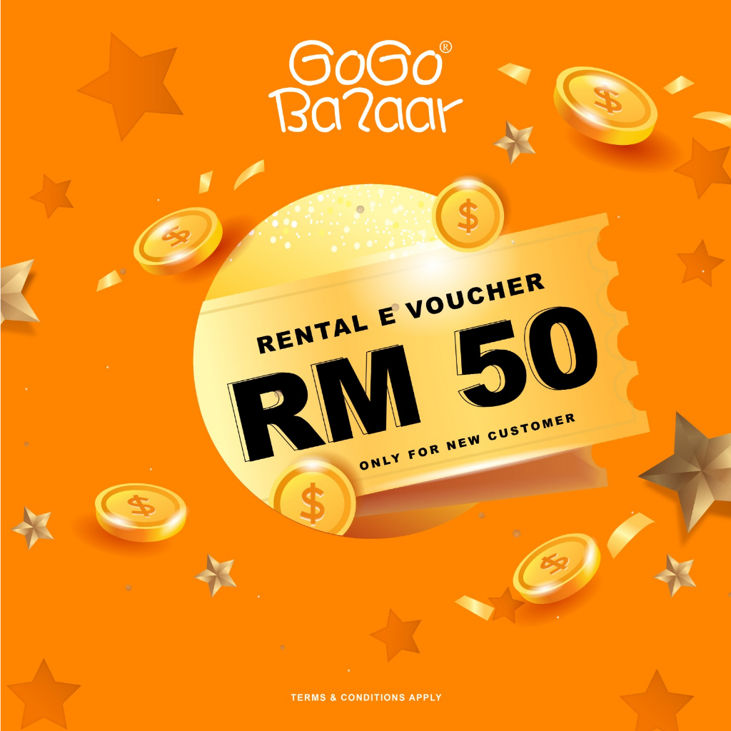 E VOUCHER RM50 FOR GOGO BAZAAR "FIRST-TIME" CUSTOMER | Shopee Malaysia