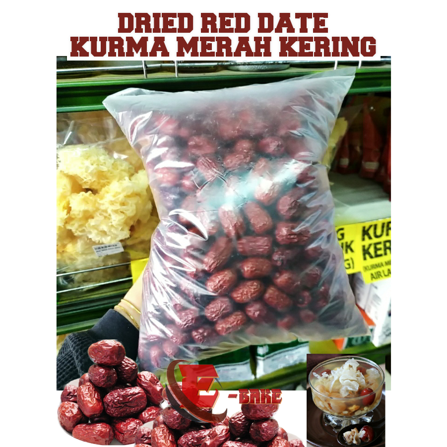 DRIED RED DATES | KURMA MERAH KERING | HALAL | Shopee Malaysia