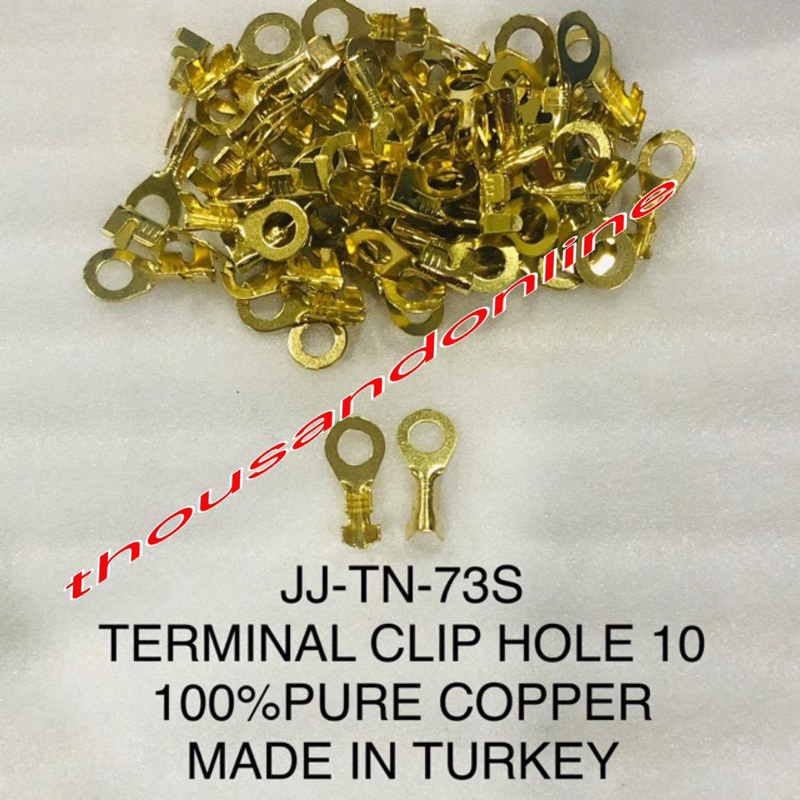 JJ-TN-73S WIRE COPPER TERMINAL CLIP FOR USE ON: UNIVERSAL VEHICLE AND ...