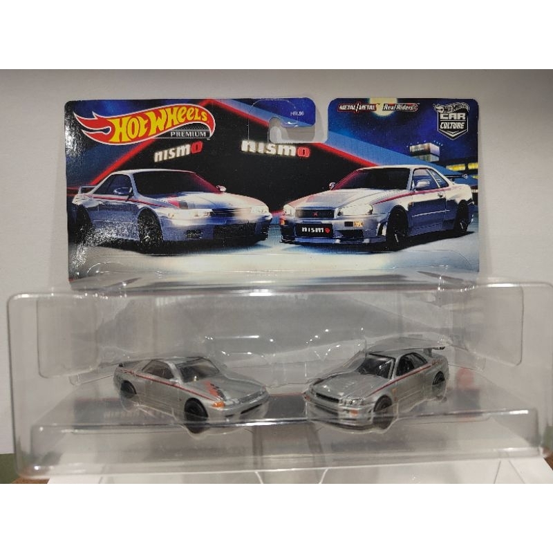 Hotwheels Twin pack Nismo Nissan Skyline GT-R BNR32 & BNR34 (CARD NOT ...