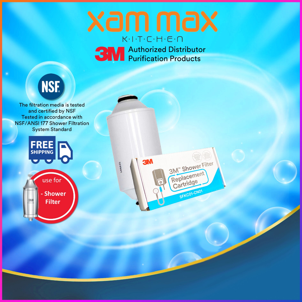 3M™ Shower Filter Replacement Cartridge C-SFKC01-CN1 for Shower Filter ...