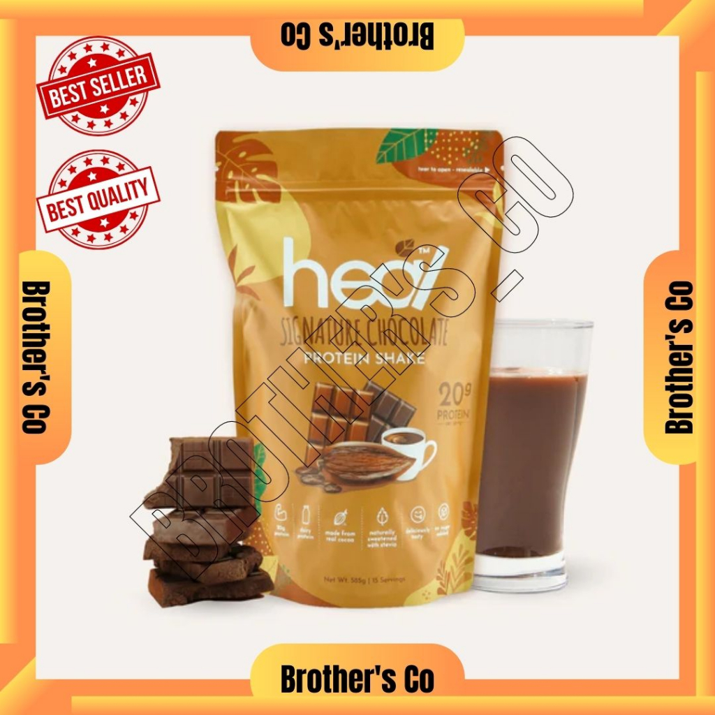HEAL NUTRITION - PROTEIN SHAKE (585g/15 servings) - CLASSIC COFFEE/SALTED CHOCOLATE | Shopee ...