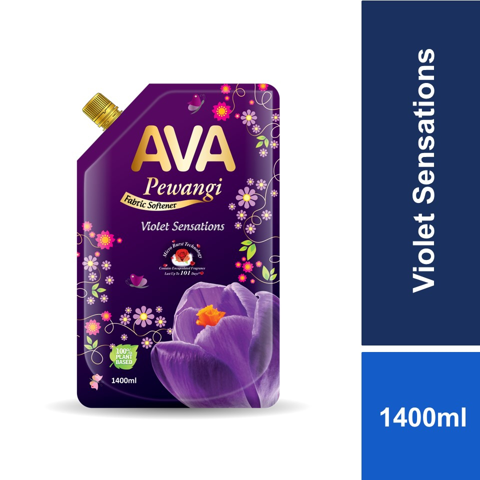 AVA Pewangi Fabric Softener Violet Sensations 1.4L | Shopee Malaysia