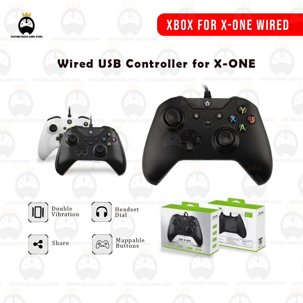 XBOX ONE CONTROLLER FOR PC ONLY WIRED [XBOX ONE CONTROLLER MURAH] PLUG ...