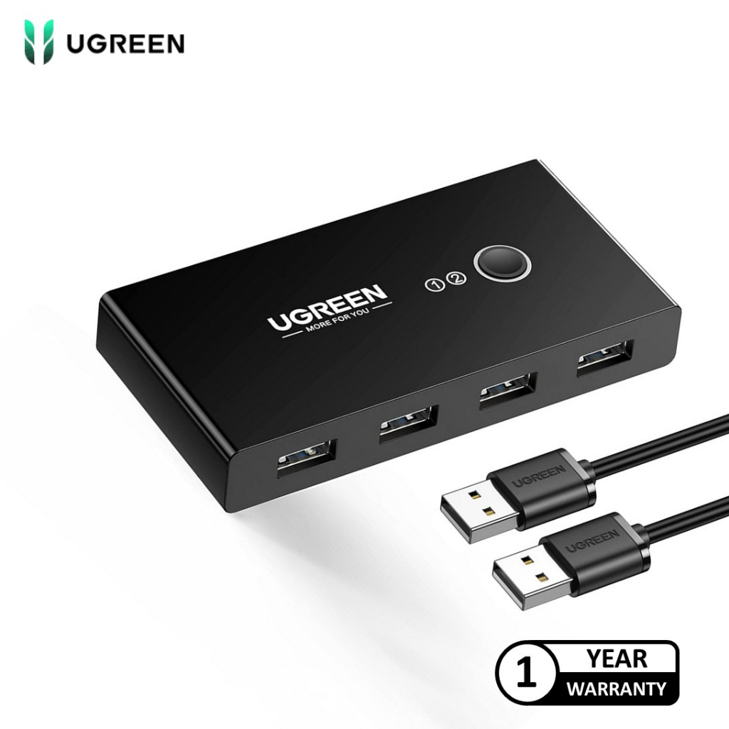 UGREEN 2 IN 4 OUT USB 3.0 SHARING SWITCH BOX | Shopee Malaysia