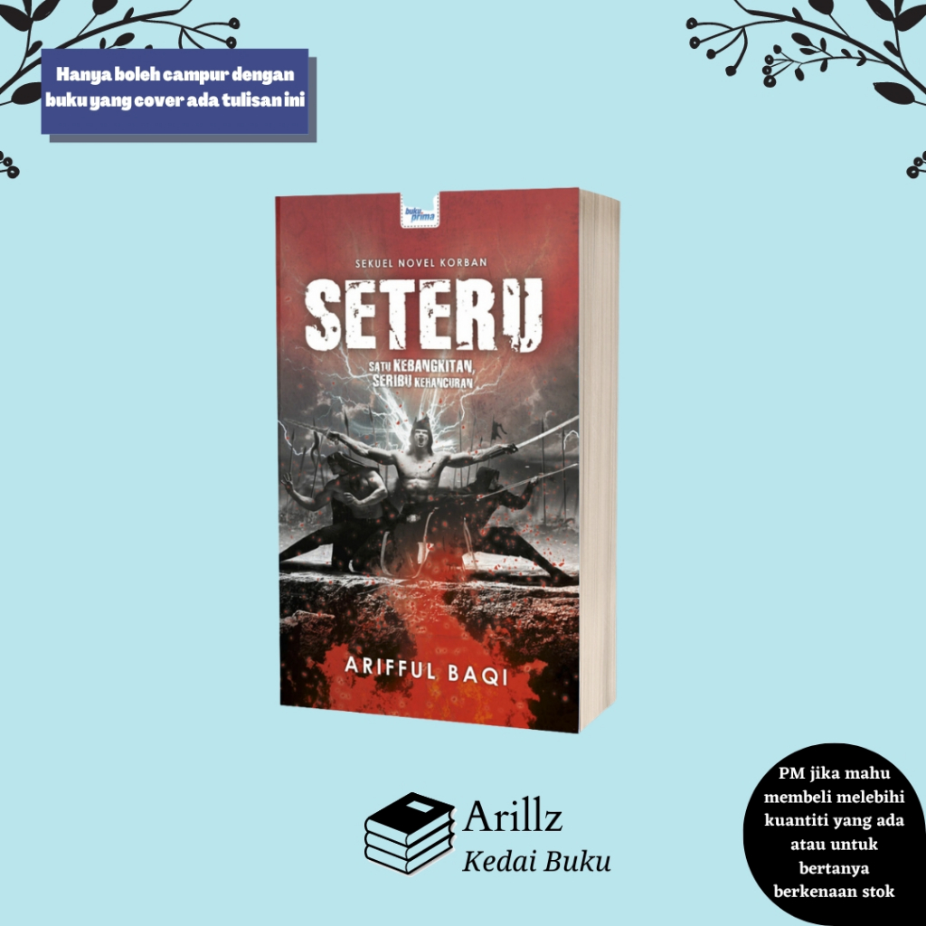 Buku Prima : Novel Projek Thriller - Seteru (Arifful Baqi) | Shopee ...