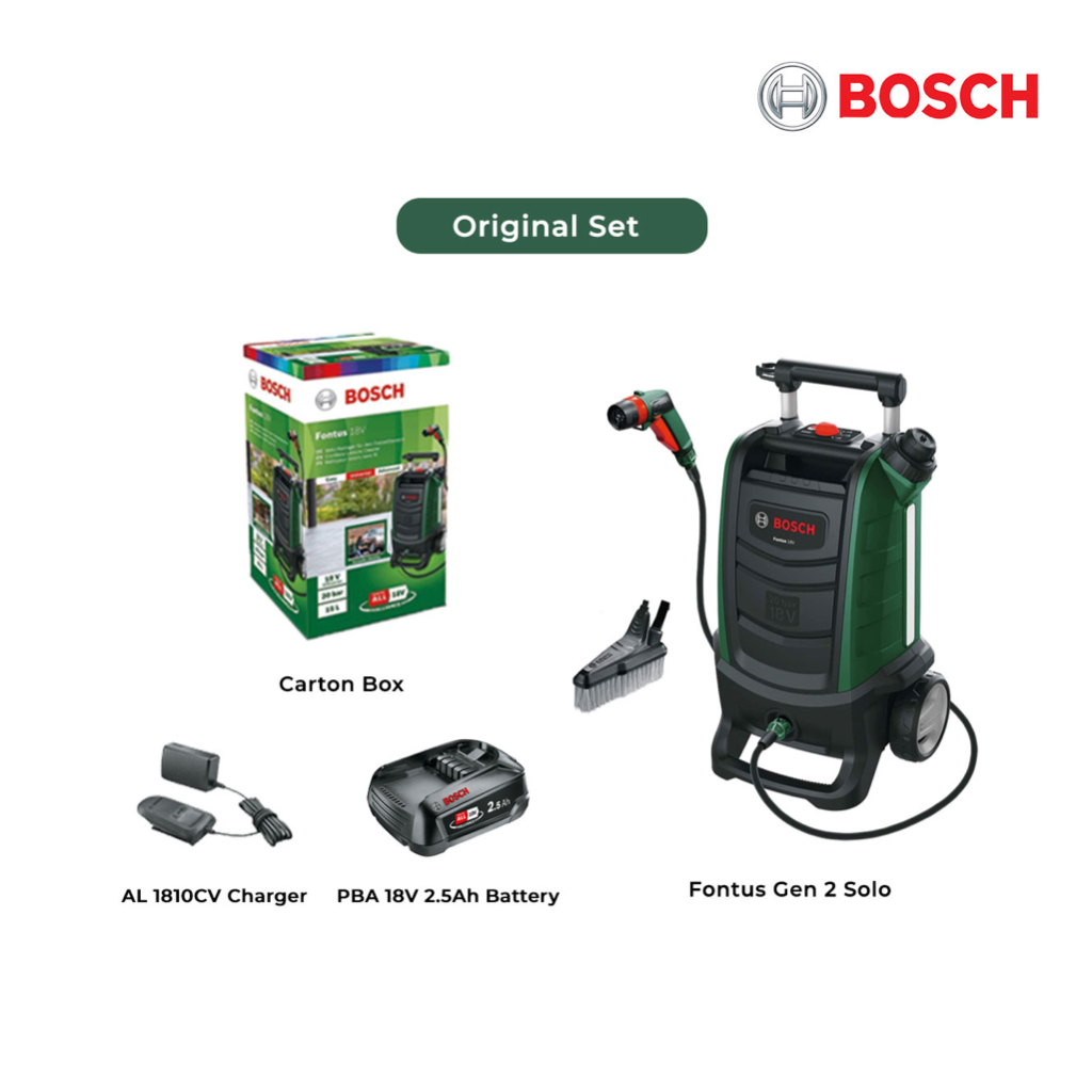 BOSCH Fontus Gen 2 06008B6171 Waterjet Cordless High Pressure Cleaner ...