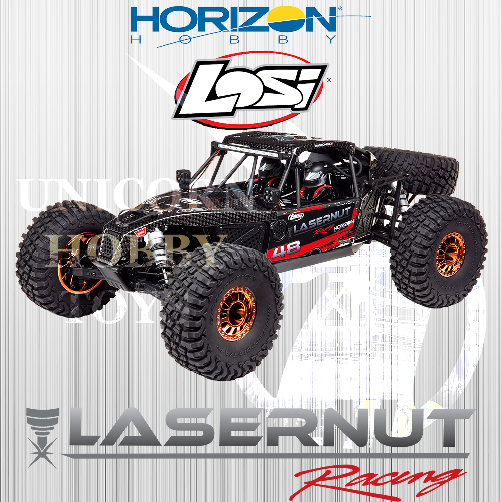Losi Lasernut U4 4s BLX Brushless Desert Rock Racer Buggy Spektrum DX3 Transmitter | RC Car ...