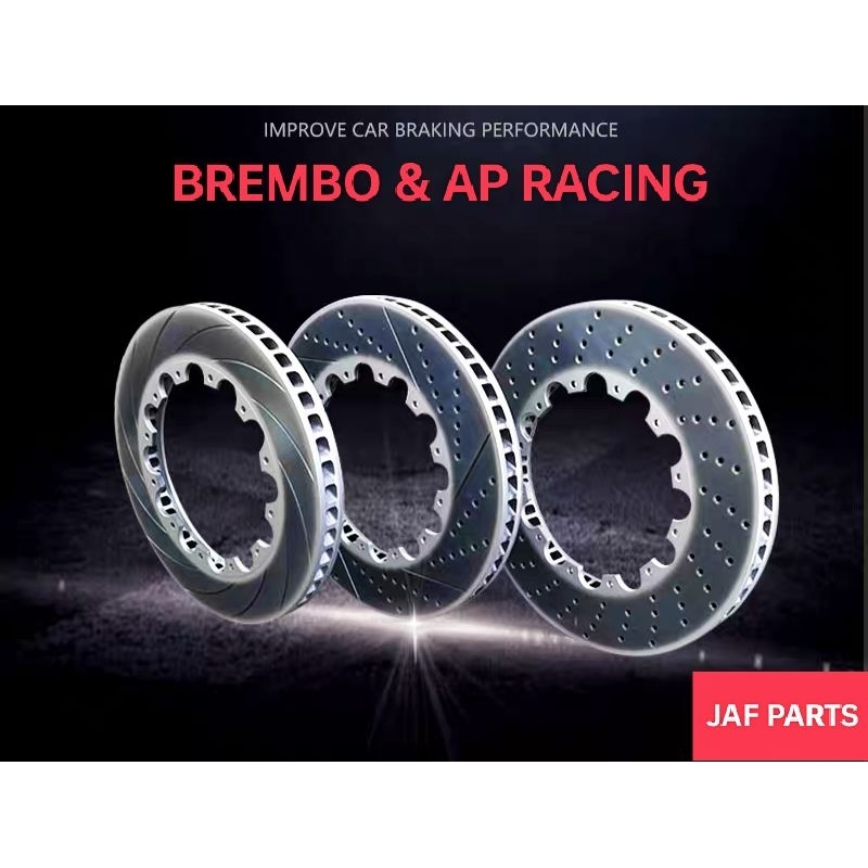 BREMBO AP RACING 2 PIECE DISC ROTOR REPLACEMENT HIGH CARBON MATERIAL ...