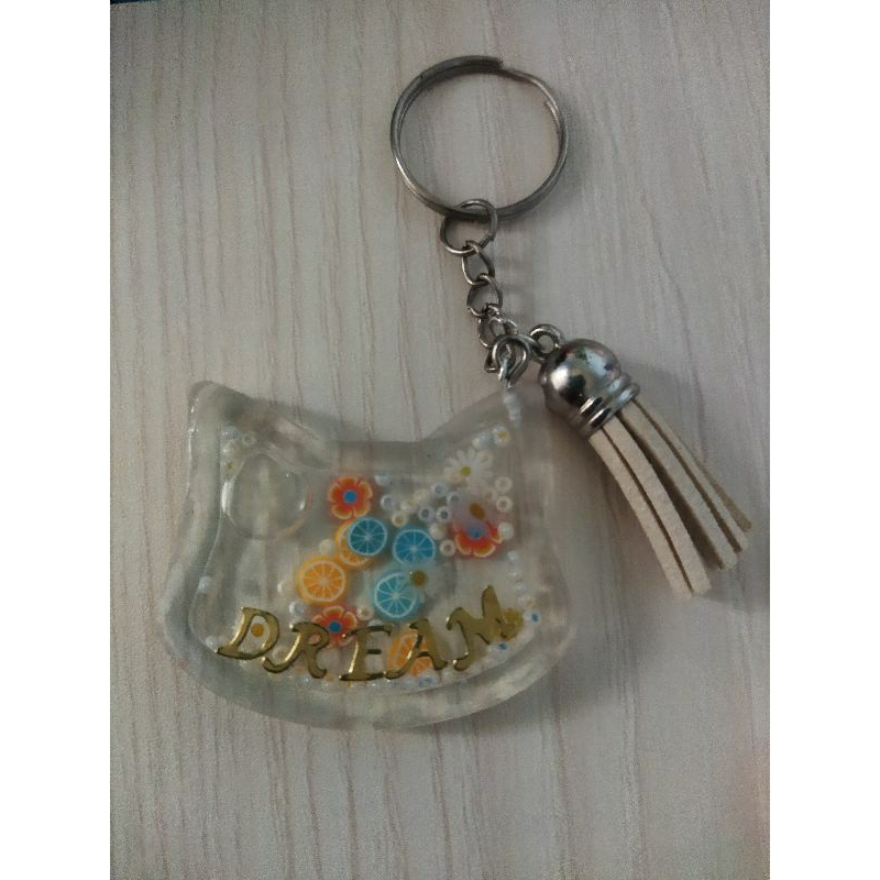 Meow's Resin shaker Keychain ( Handmade ) | Shopee Malaysia