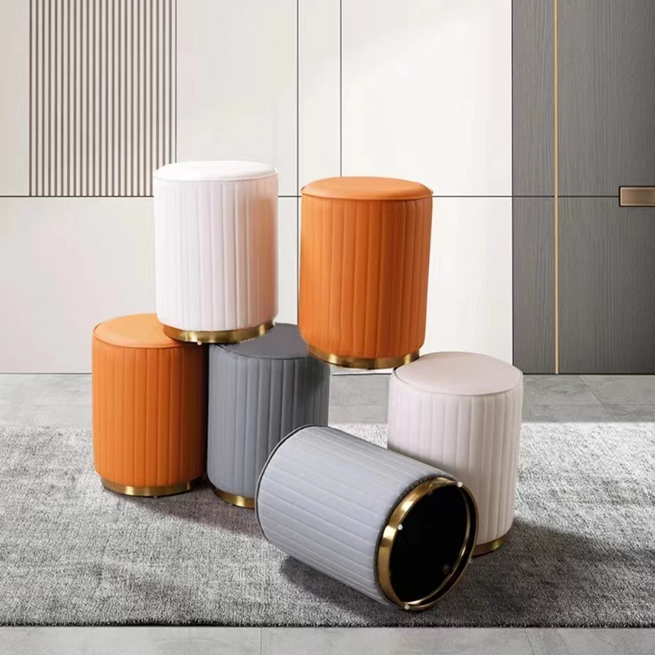 Stool Chair Elegant And Simple Makeup Small Stool Round Stool Dressing ...