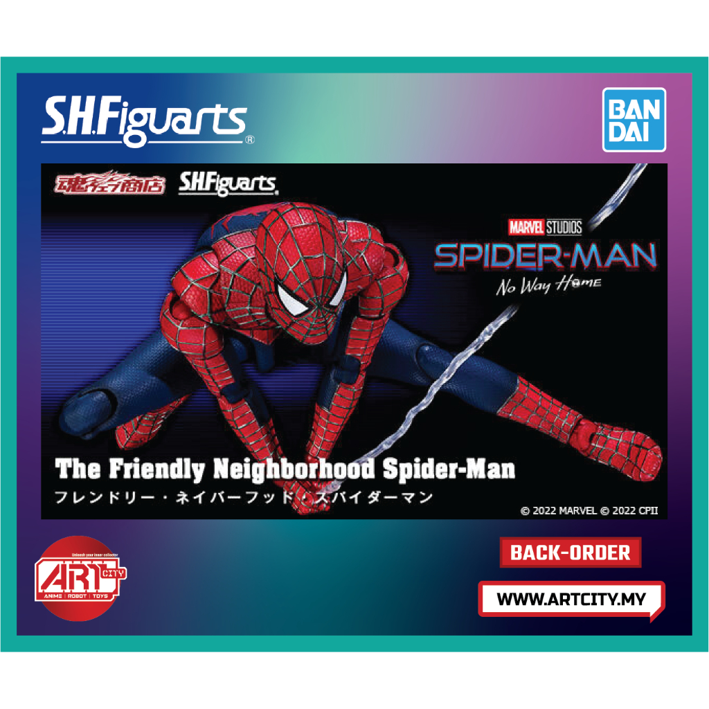 Bandai S.H.Figuarts - SHF The Friendly Neighborhood Spider-Man - SHF ...