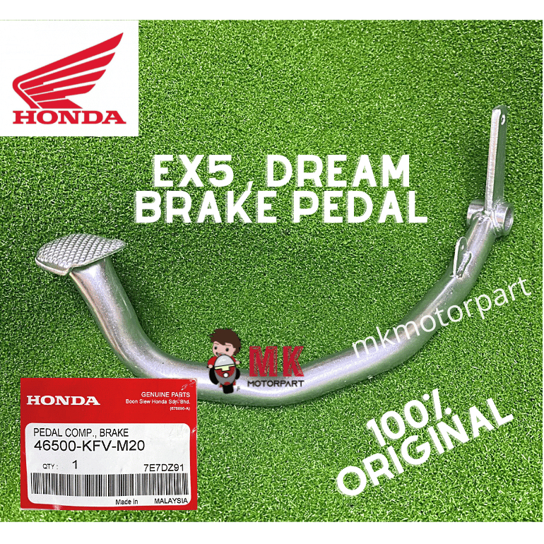 [ BSH / SDC ] BRAKE PEDAL Lever Honda EX5 , Dream Besi Pemijak Brek ...