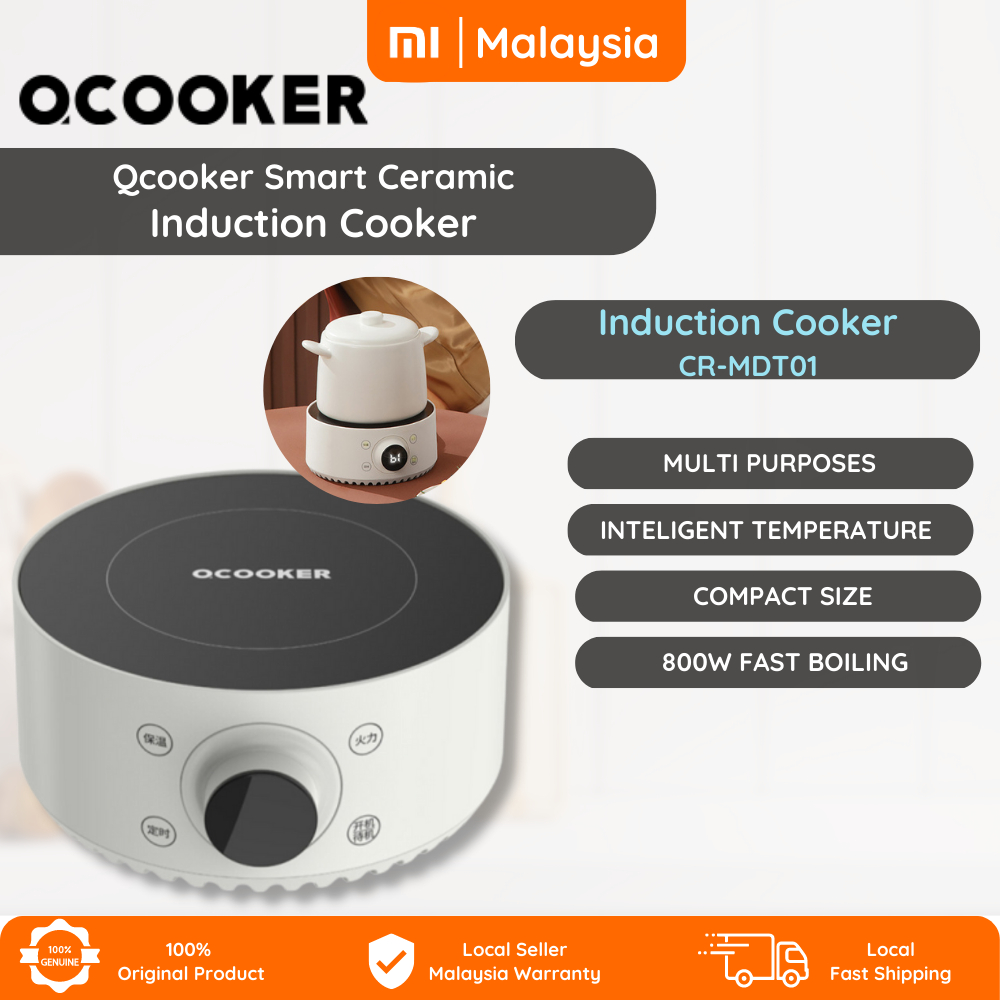 QCOOKER Smart Ceramic 800W Induction Cooker CR-MDT01 | Shopee Malaysia
