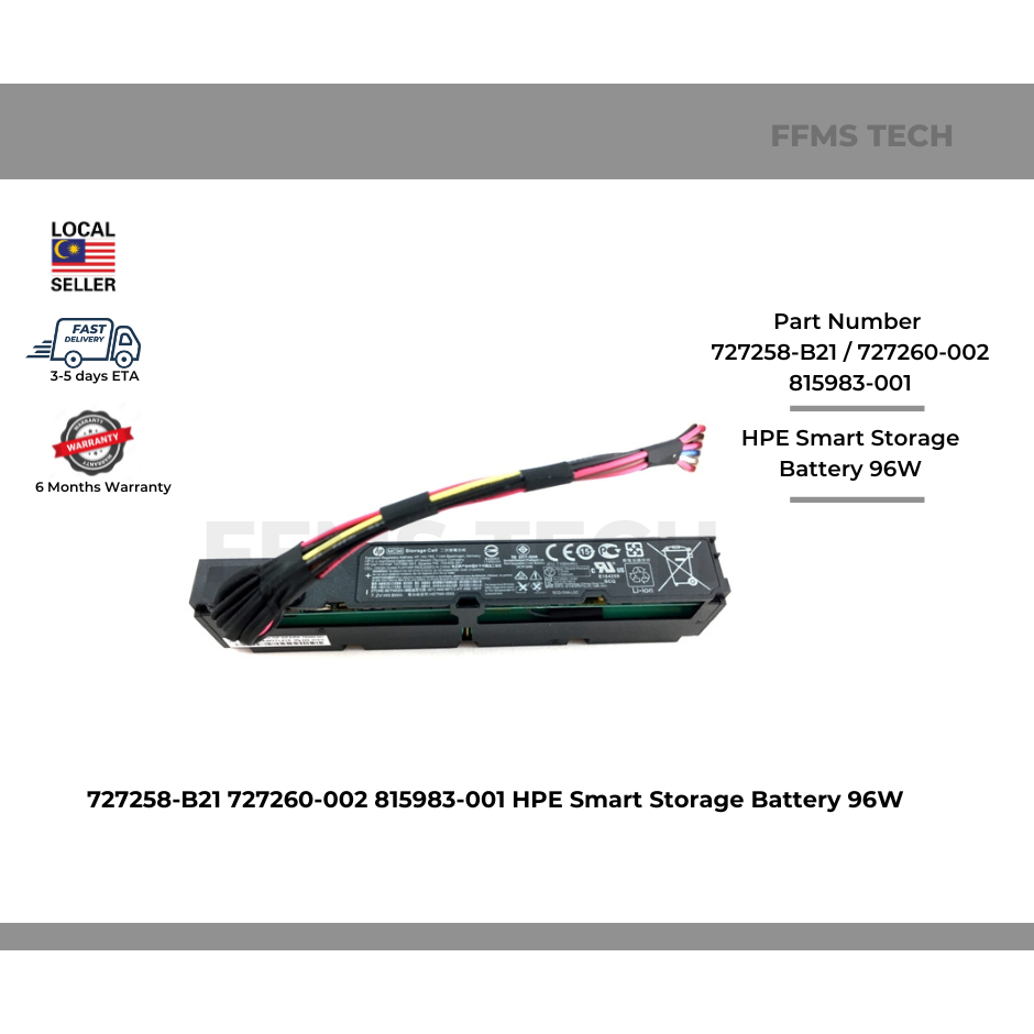 (Ready Stock) 727258-B21 727260-002 815983-001 HPE Smart Storage ...