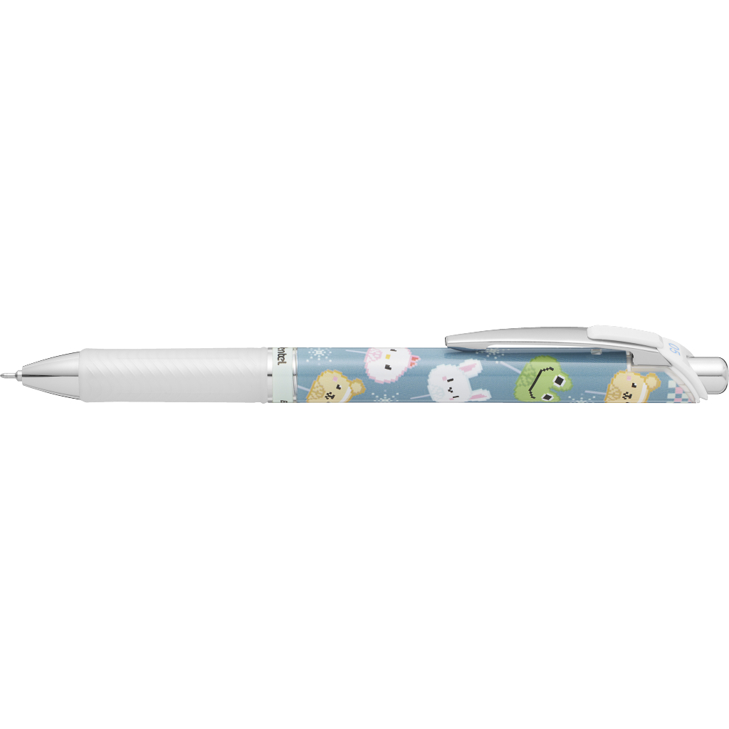 [LIMITED EDITION] PENTEL BLN75KW ENERGEL Kawaii + 6 Retractable Gel Pen 0.5mm - JAPAN PIXEL ART ...
