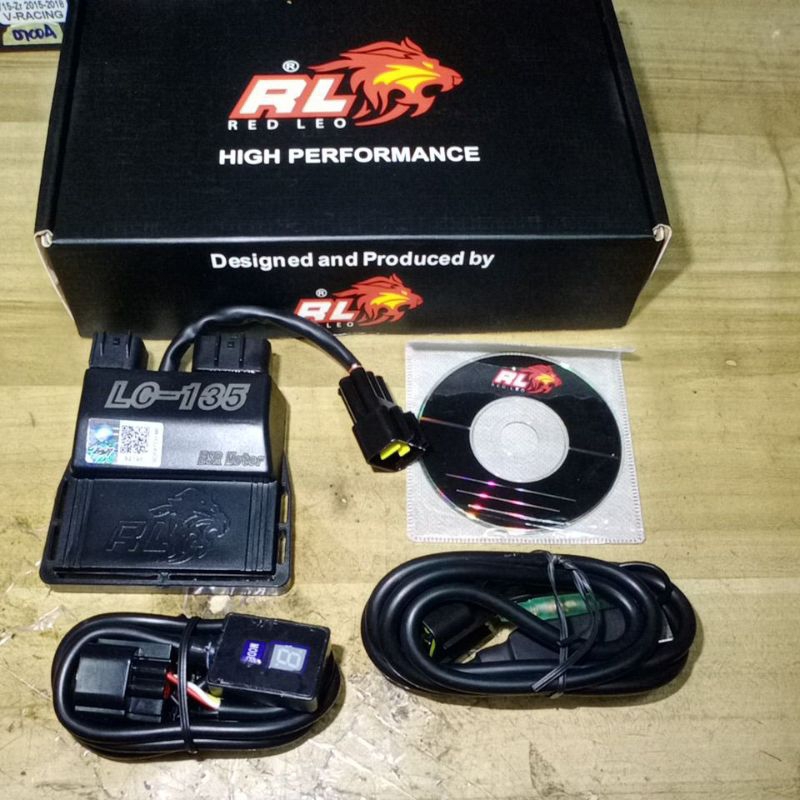 Red leo CDI unit with disc LC135 & (Y125Z/ RXZ CATAL)& (EX5/W100 ...