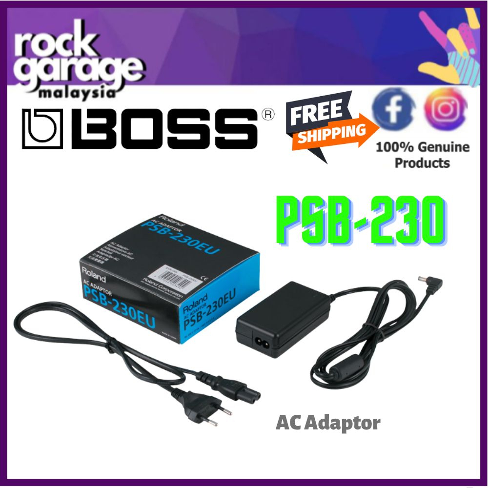 Boss PSB-230UK AC Adaptor For Boss/Katana Mini (PSB-1U/PSB230/PSB 230 ...