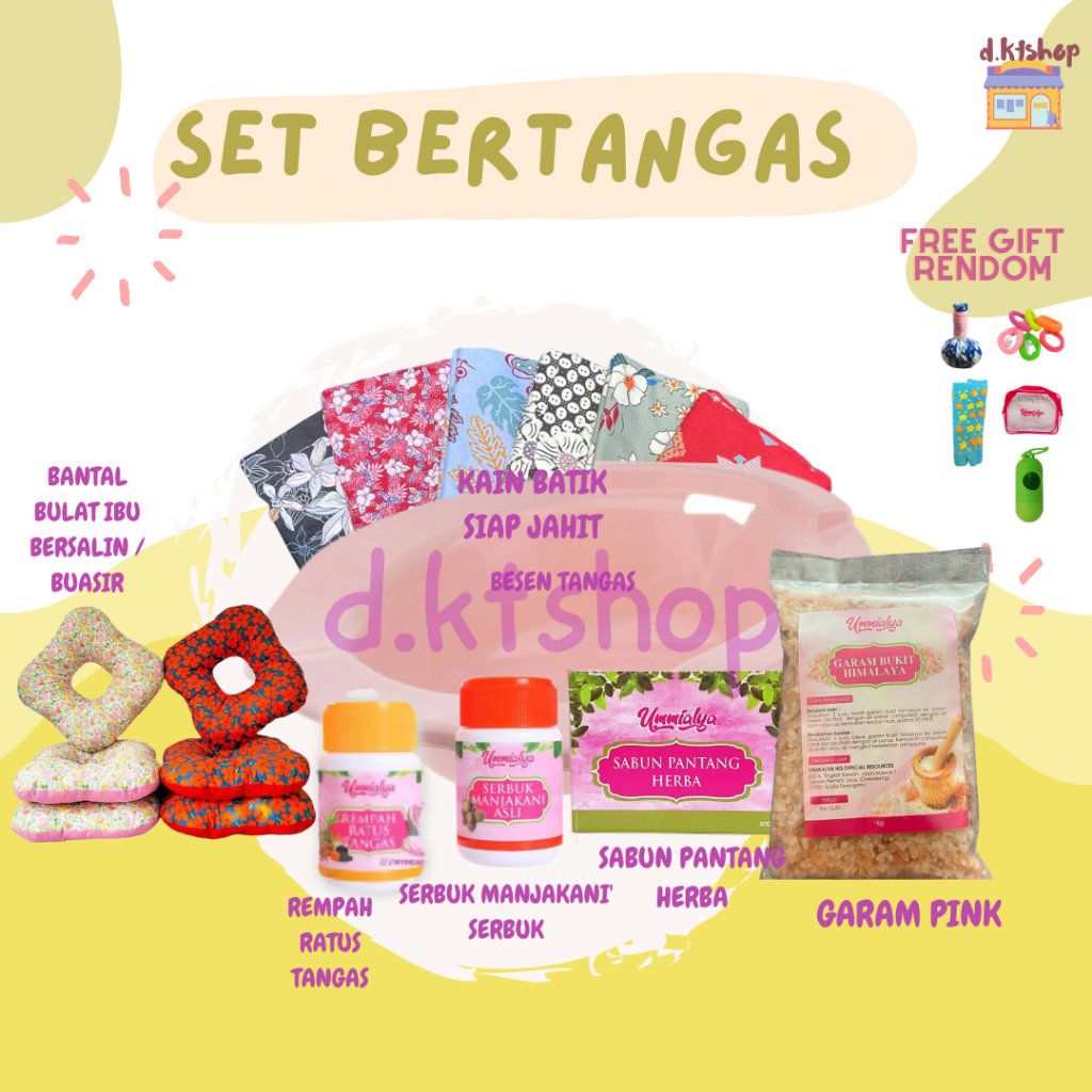 Set Tangas Ummialya Bertangas Berpantang Besin Rendaman Faraj Luka Ibu ...