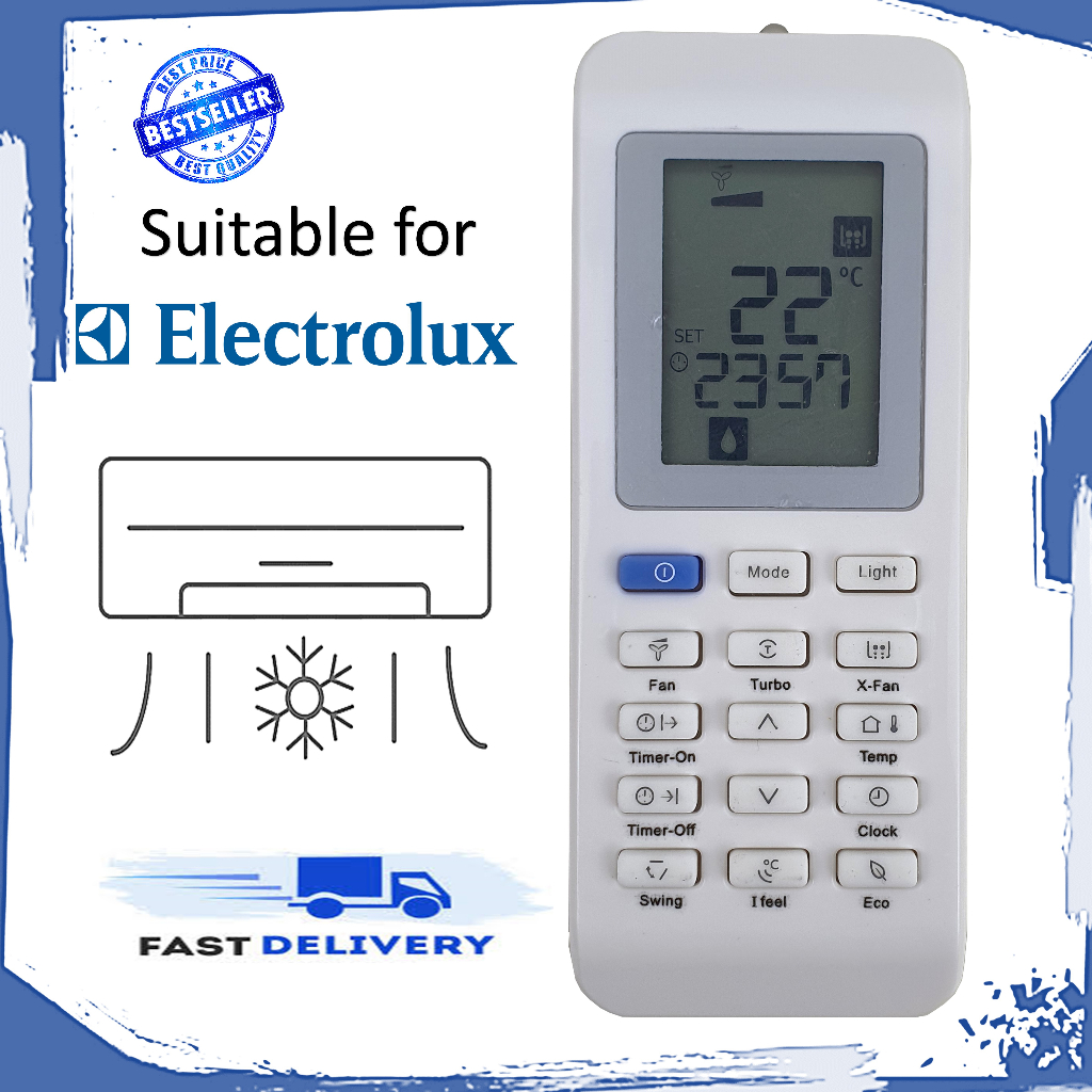 BEST QUALITY ELECTROLUX Aircond Remote Control For Aircond ELECTROLUX ...