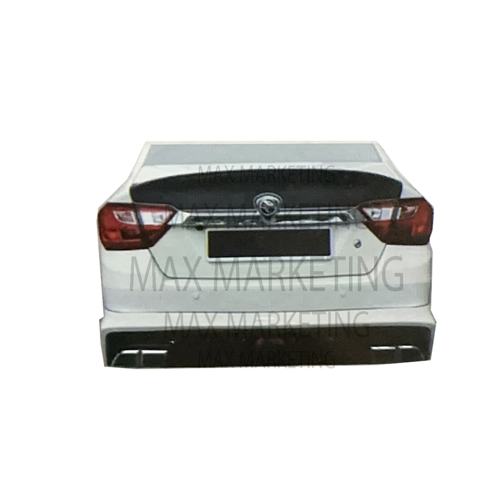 PROTON SAGA 16 SPORTIVO REAR SKIRT WITH CHROME AEROSPORT REAR SHORT L/R ...
