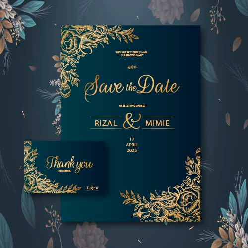 Design kad kahwin/Name kad... | Shopee Malaysia