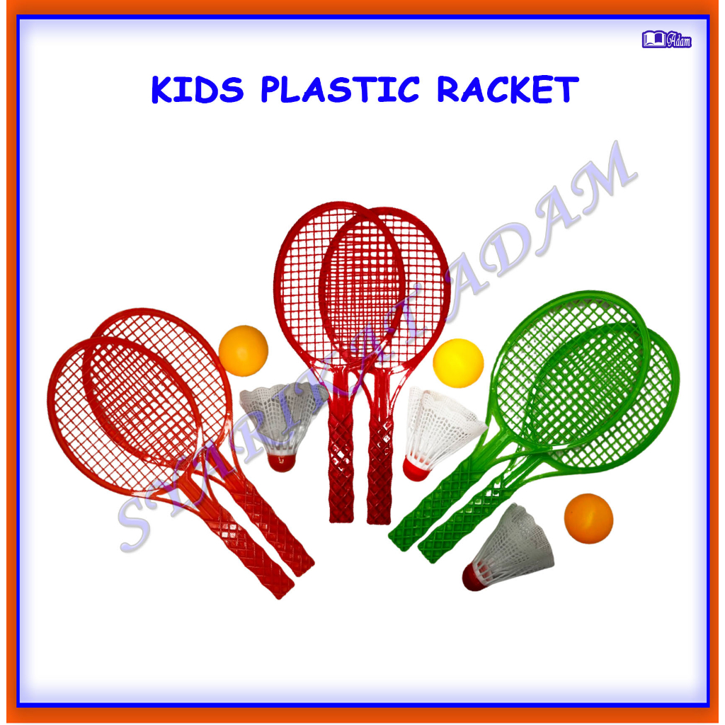 [ADM] KIDS PLASTIC RACKET | Shopee Malaysia