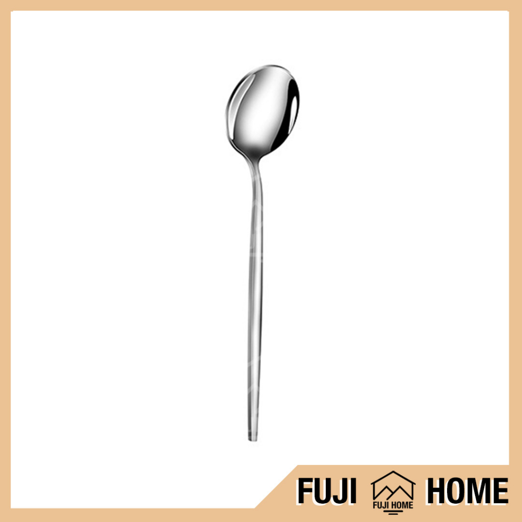 🏠READY STOCK🏠Gold Silver Stainless Steel Cutlery Long Handle High ...