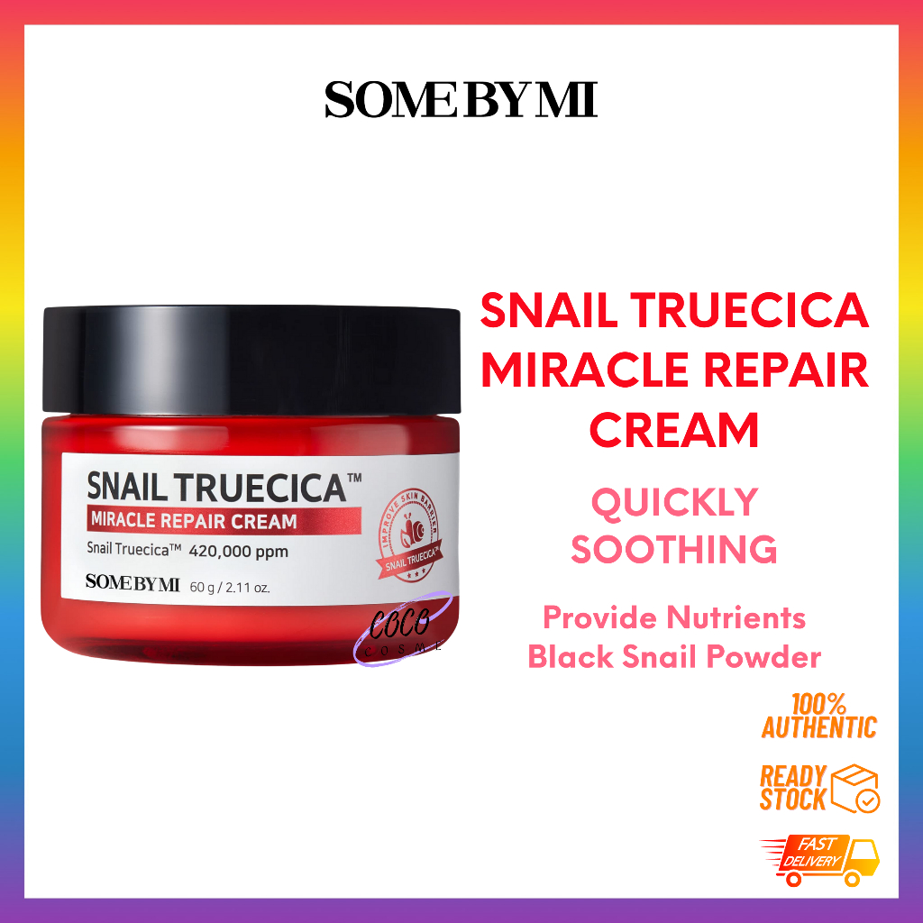 SOME BY MI Snail Truecica Miracle Repair Cream 1.5g | 20g | 60g ...