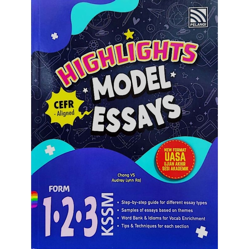 BUKU RUJUKAN / NOTA - HIGHLIGHTS MODEL ESSAYS FORM 1•2•3 KSSM UASA 2023 ( PELANGI ) | Shopee ...